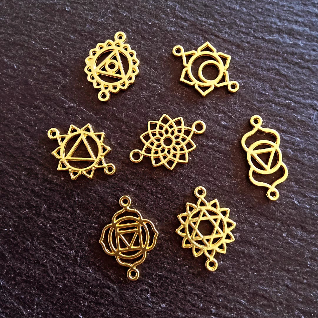 7 Chakra Charm set (Set of 7 charms) – The Crimson Store