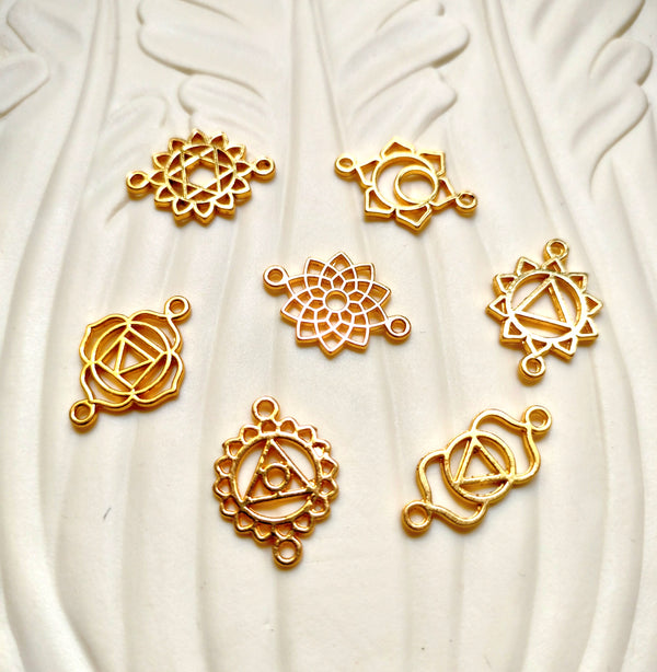 7 Chakra Charm set (Set of 7 charms) – The Crimson Store